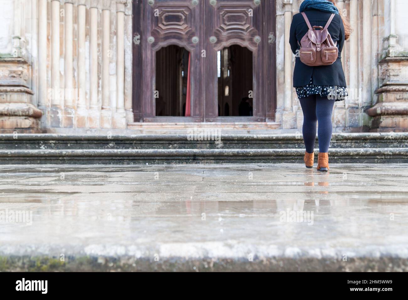 Walking to a church hi-res stock photography and images - Alamy