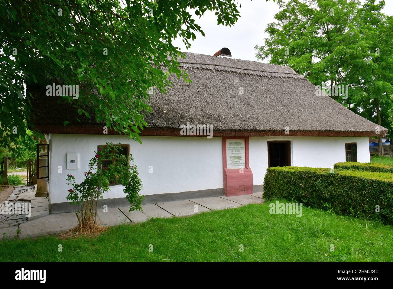The birthplace in Érmindszent of Endre Ady (Andrew Ady) Hungarian poet ...