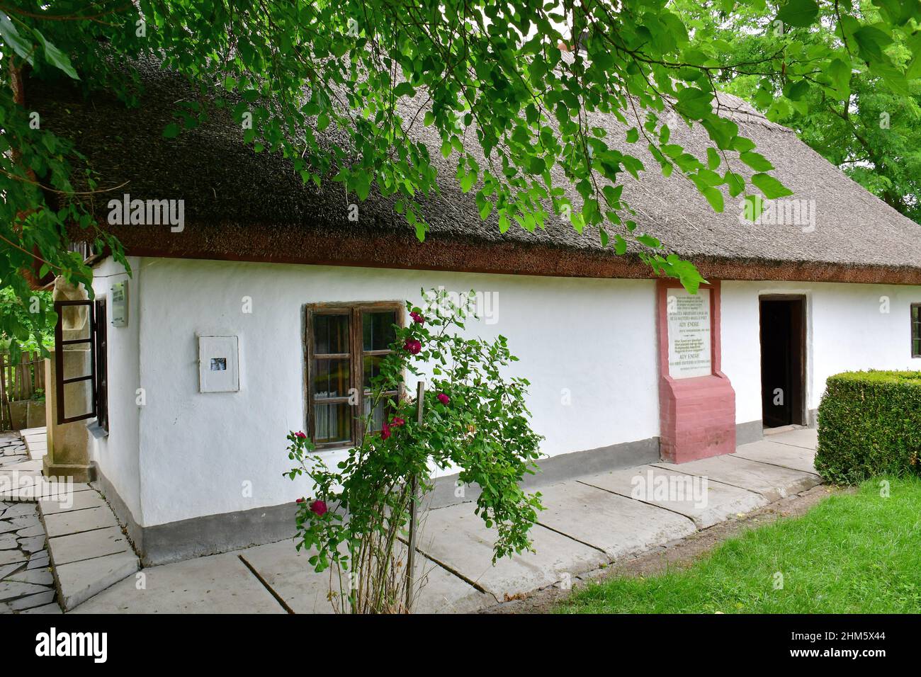 The birthplace in Érmindszent of Endre Ady (Andrew Ady) Hungarian poet ...