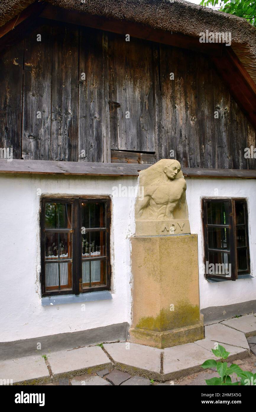 The birthplace in Érmindszent of Endre Ady (Andrew Ady) Hungarian poet ...