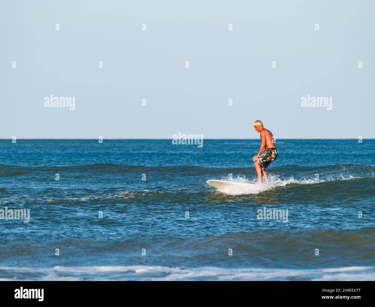 Old Surfer Dude, Tamarindo, Costa Rica Stock Photo - Alamy