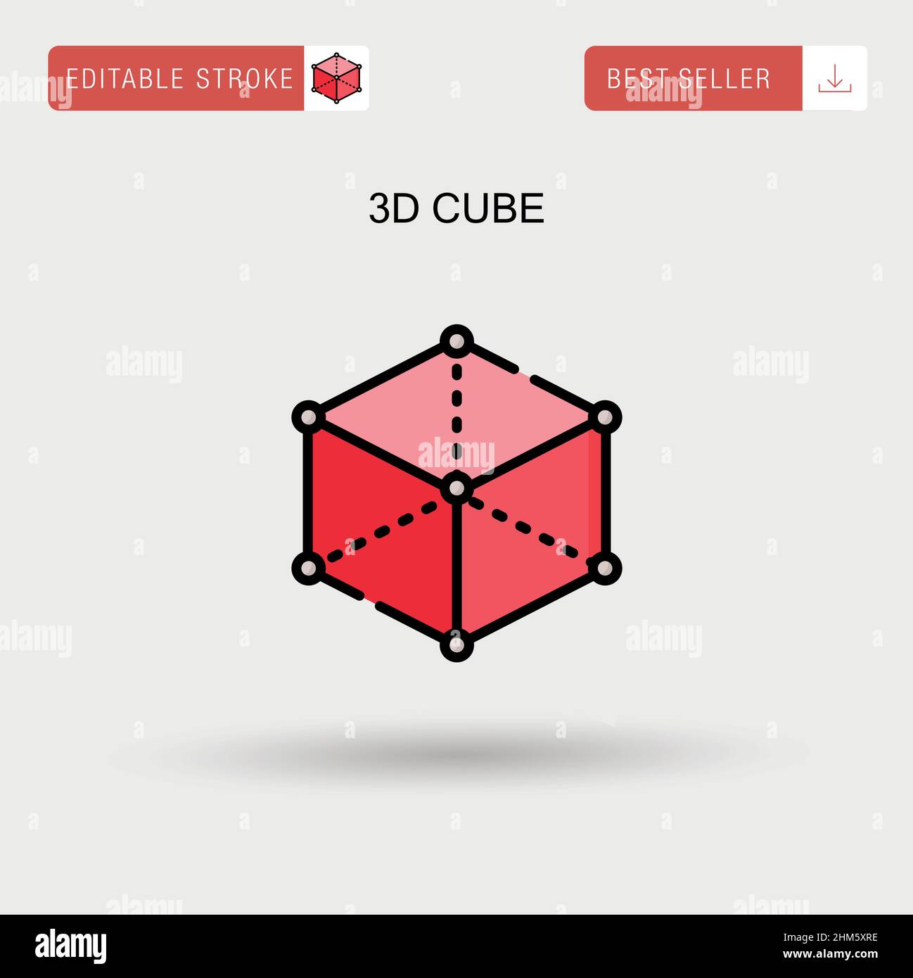 3d cube hi-res stock photography and images - Alamy