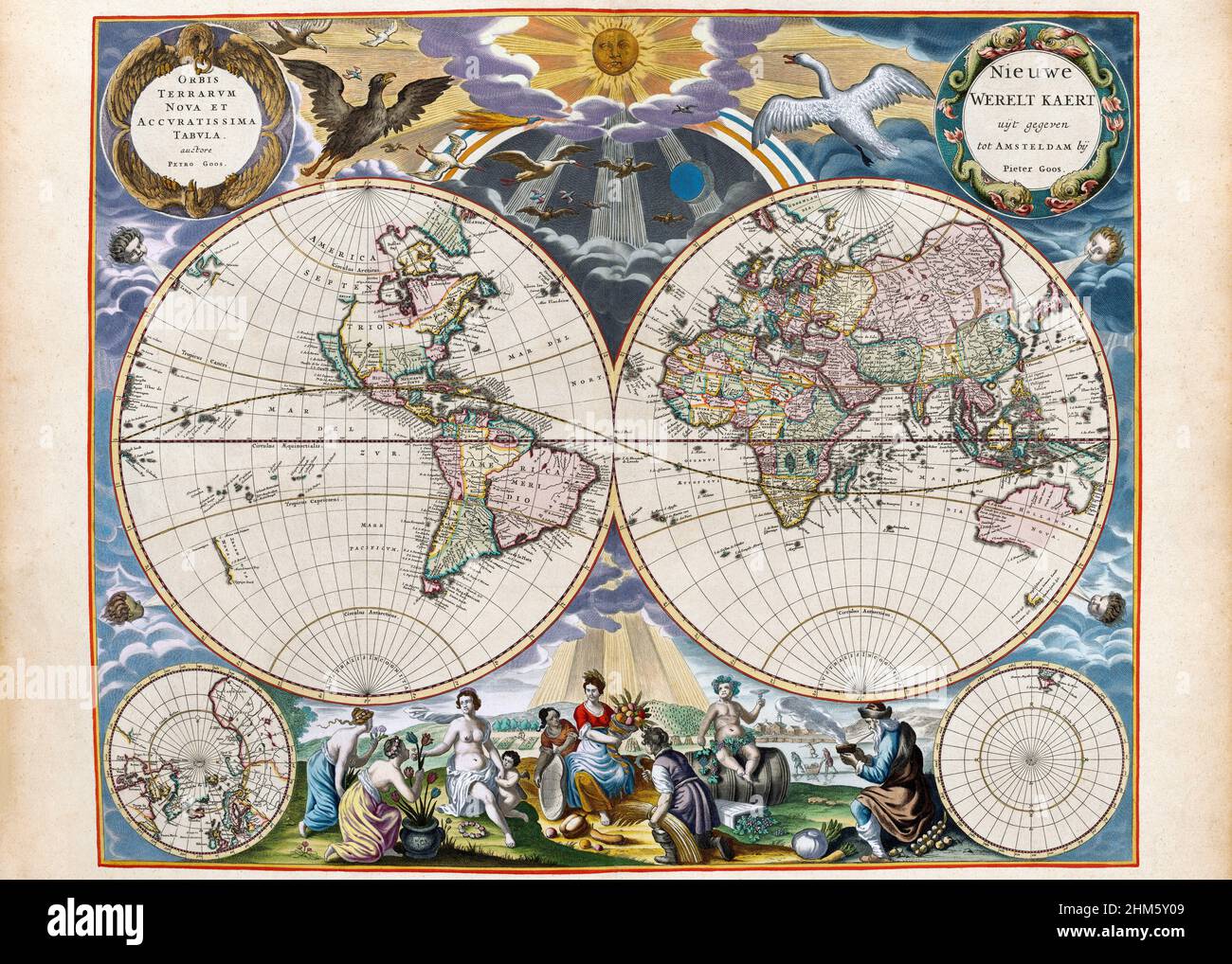 1600s world map hi-res stock photography and images - Alamy
