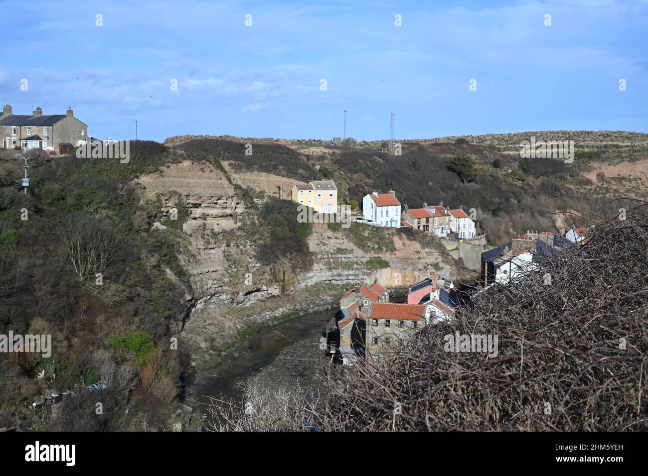 Staithes, seaside village and fishing village, North Yorkshire coast ...