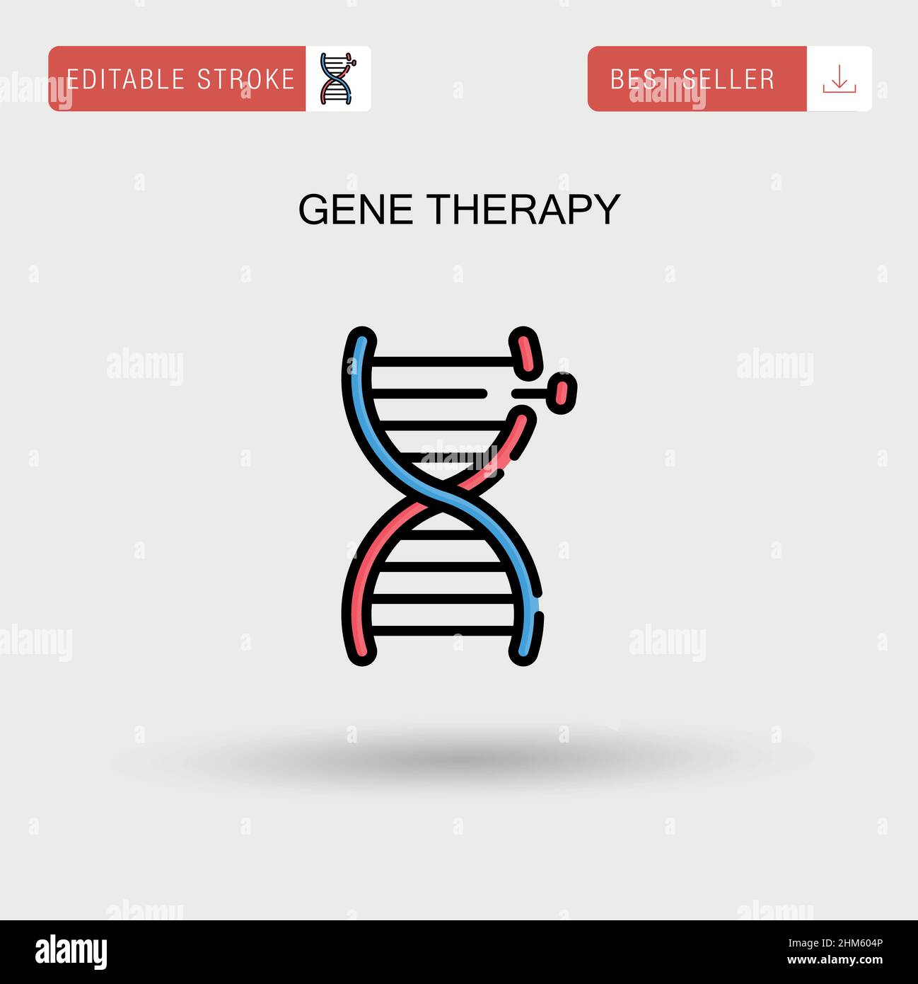 Gene therapy Simple vector icon Stock Vector Image & Art - Alamy