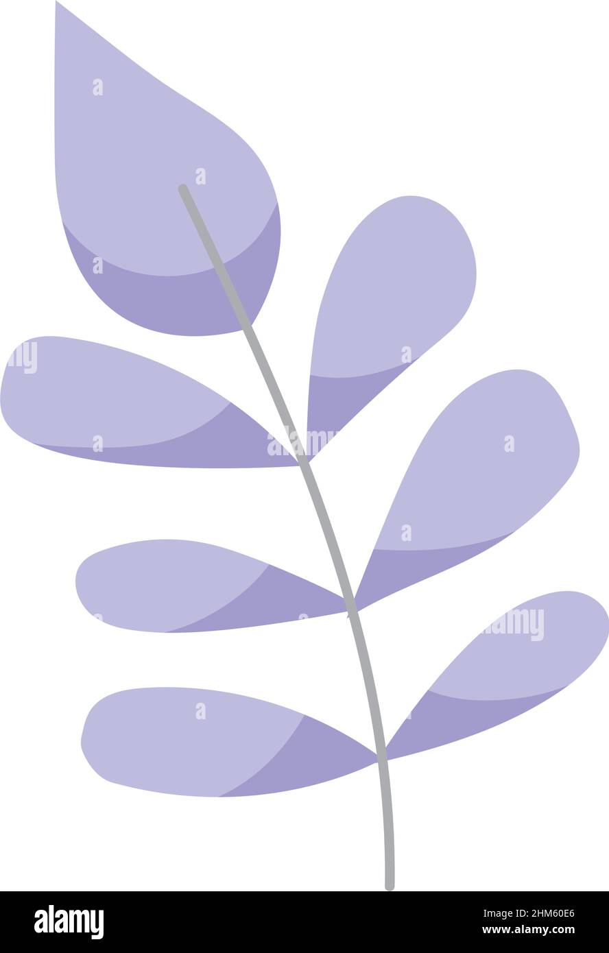 lilac leafs plant decorative icon Stock Vector Image & Art - Alamy