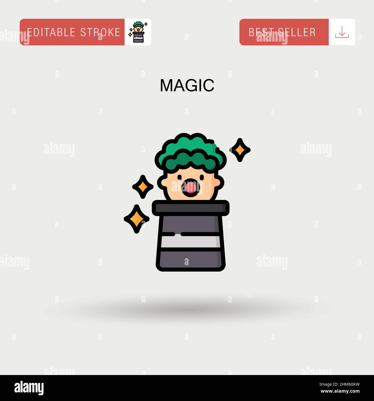 Magic Simple vector icon Stock Vector Image & Art - Alamy