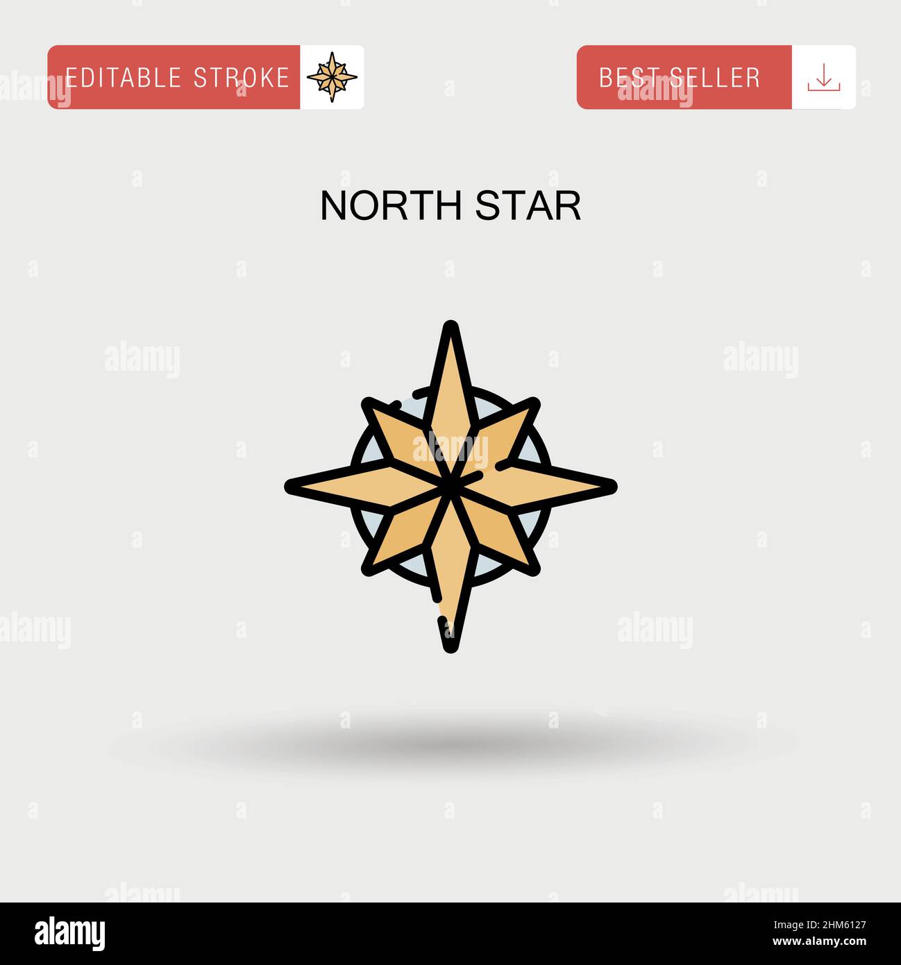 North star Simple vector icon Stock Vector Image & Art - Alamy