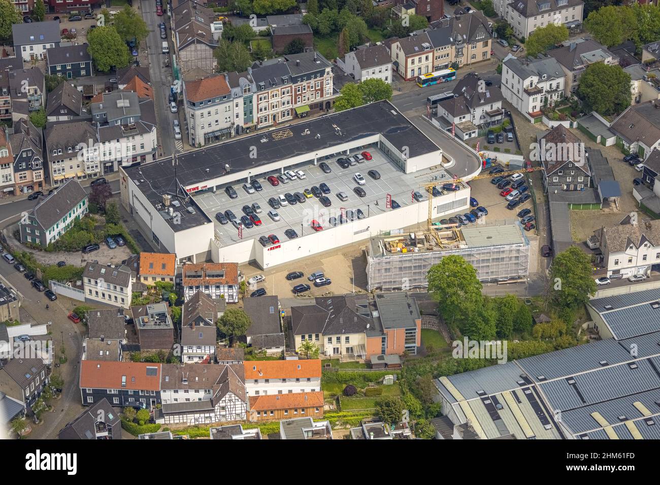 Construction site at rewe shopping centre hi-res stock photography and ...