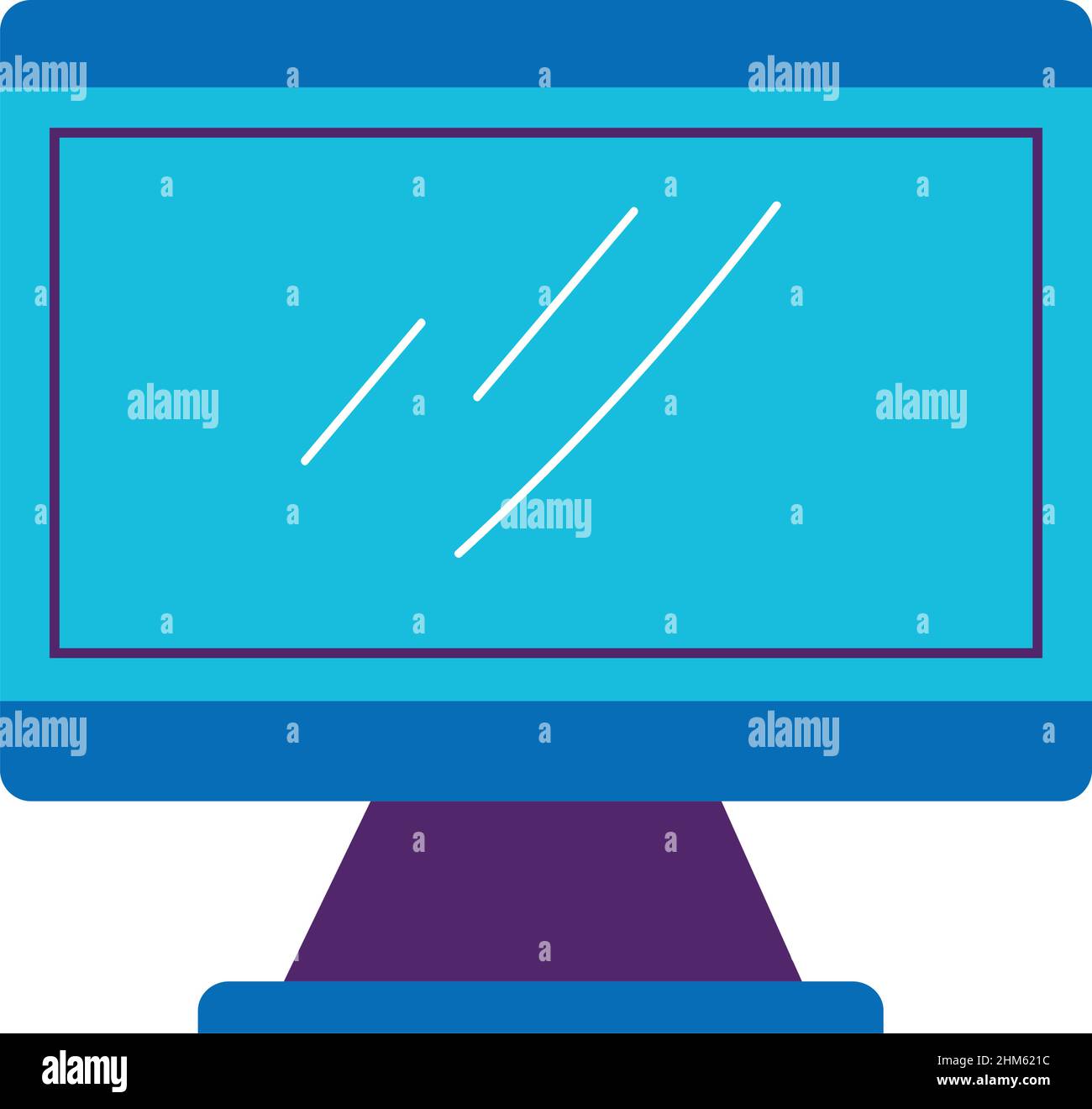 desktop computer display device icon Stock Vector Image & Art - Alamy