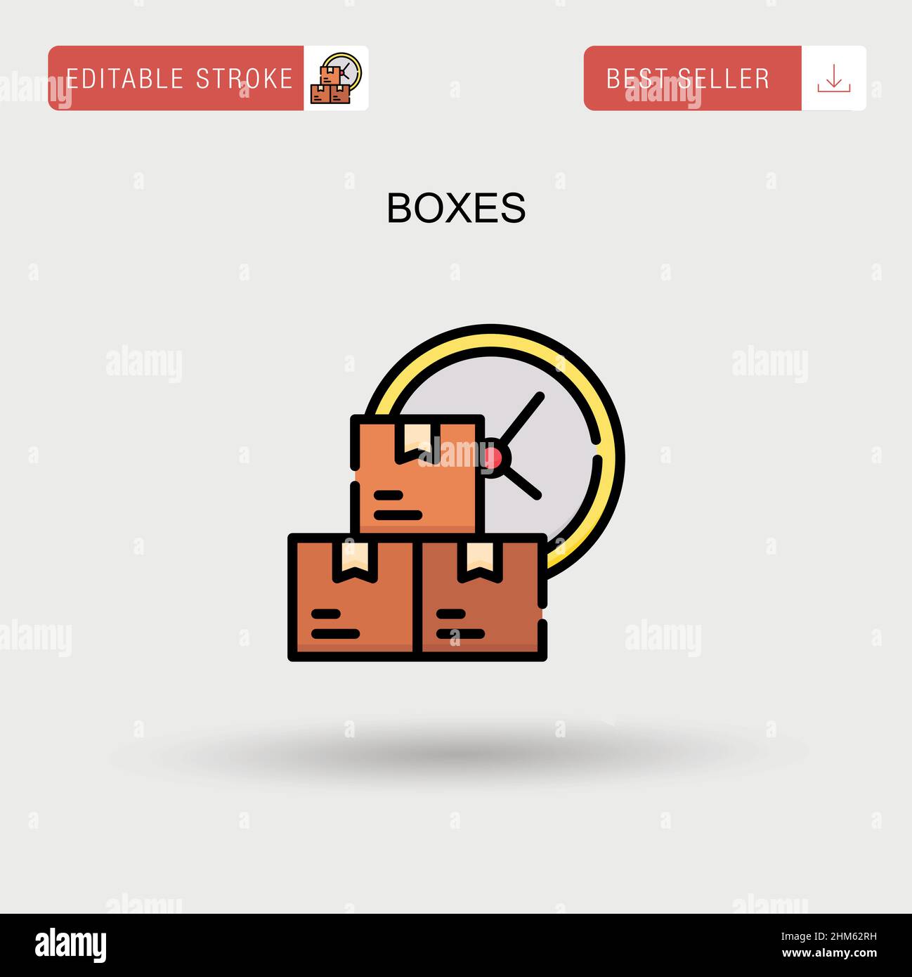 3d cargo container boxes Stock Vector Images - Alamy