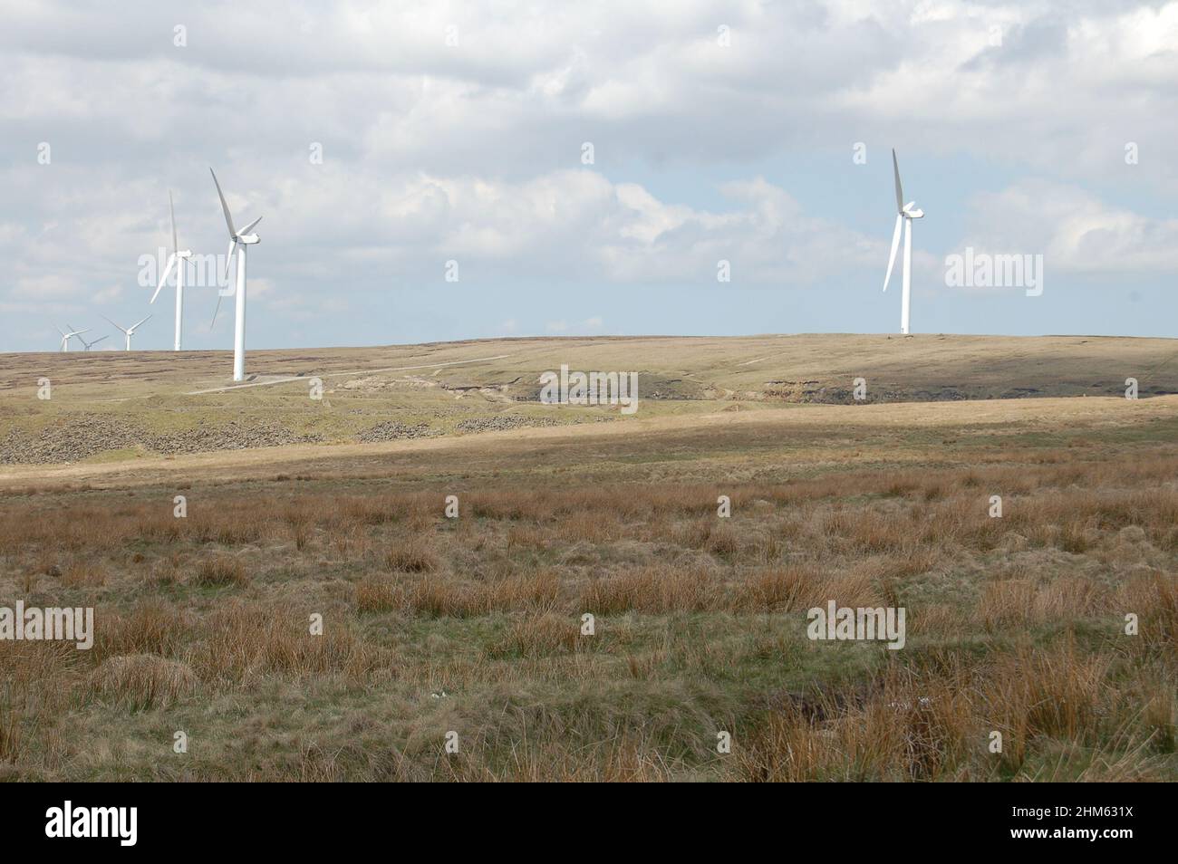 Wind farm - Ding Quarry Stock Photo - Alamy