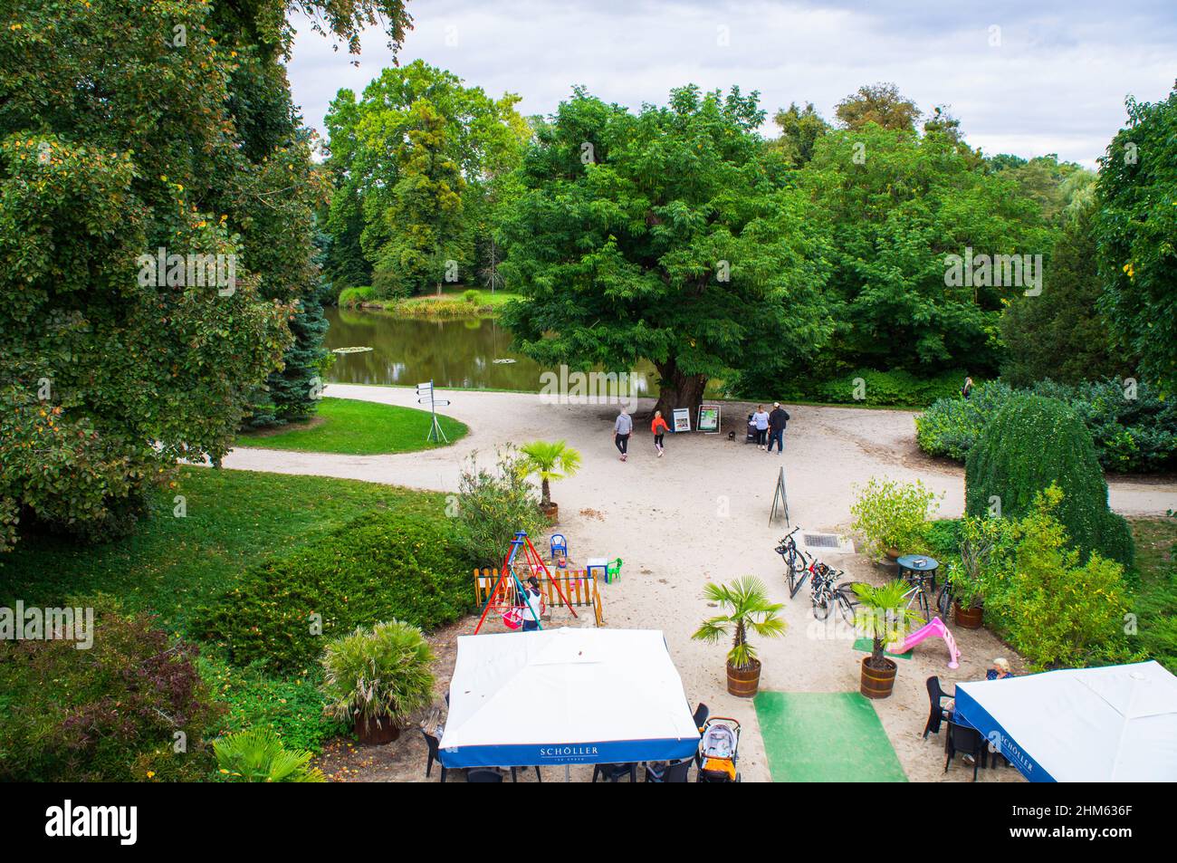 The Lednice Castle Gardens in the Lednice-Valtice Area which was in ...