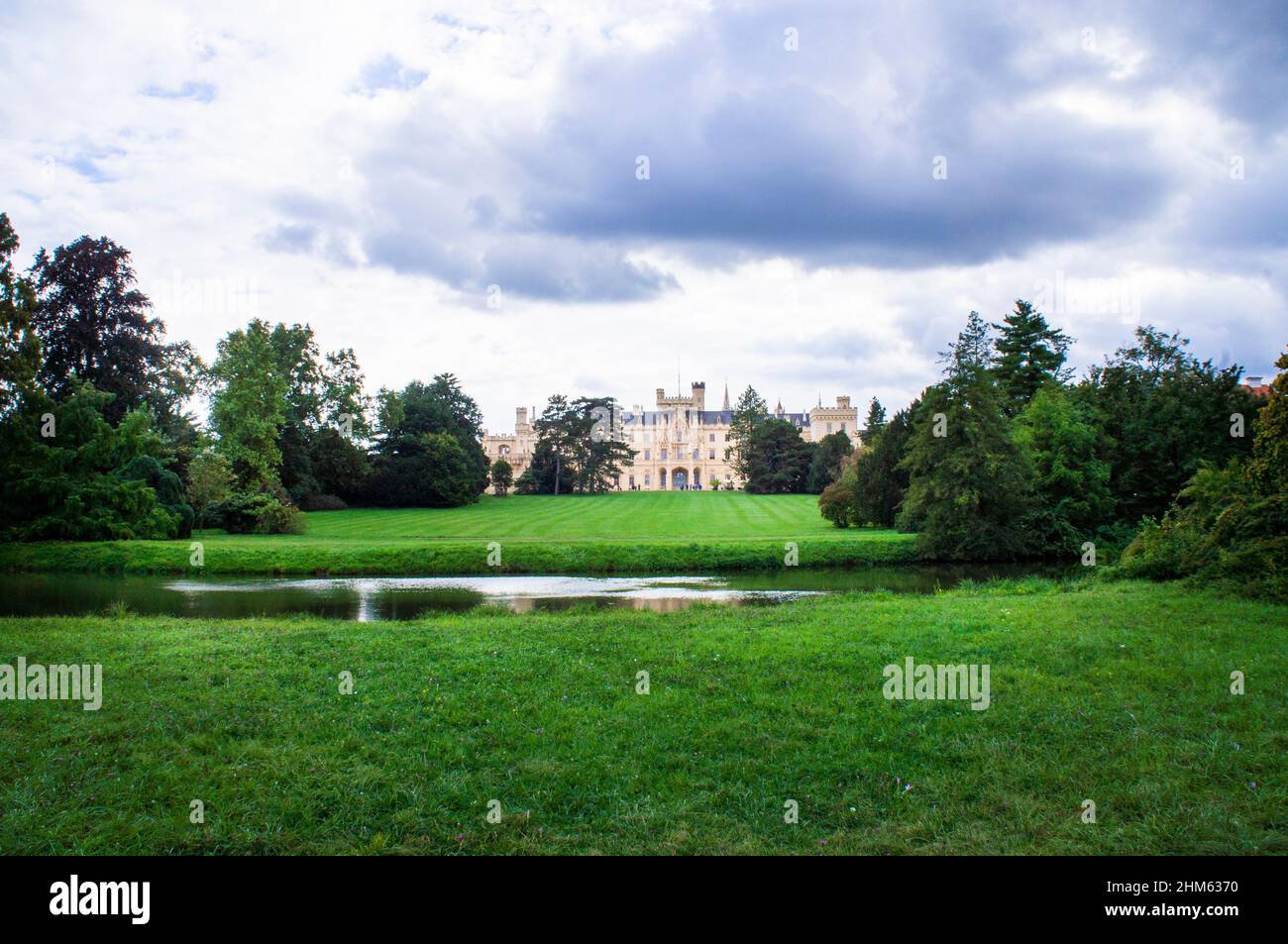 The Lednice Castle Gardens in the Lednice-Valtice Area which was in ...