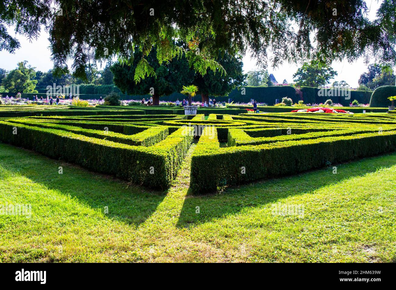 The Lednice Castle Gardens in the Lednice-Valtice Area which was in ...