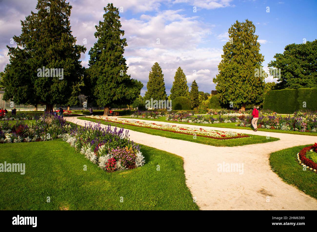 The Lednice Castle Gardens in the Lednice-Valtice Area which was in ...