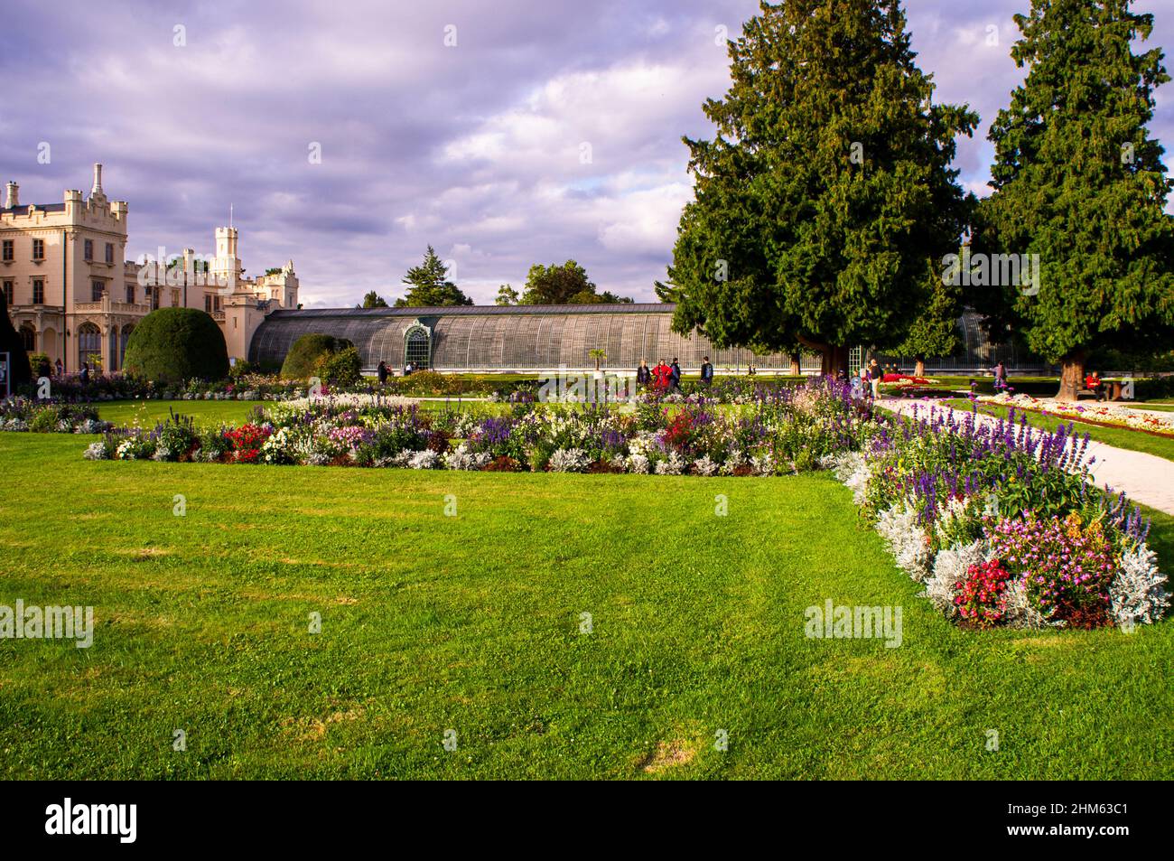 The Lednice Castle Gardens in the Lednice-Valtice Area which was in ...