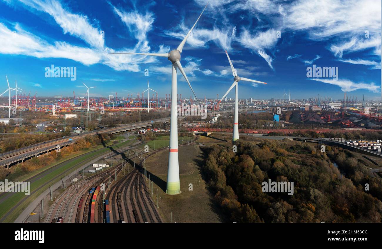 Wind power and infrastructure in the energy transition. Harbour and ...