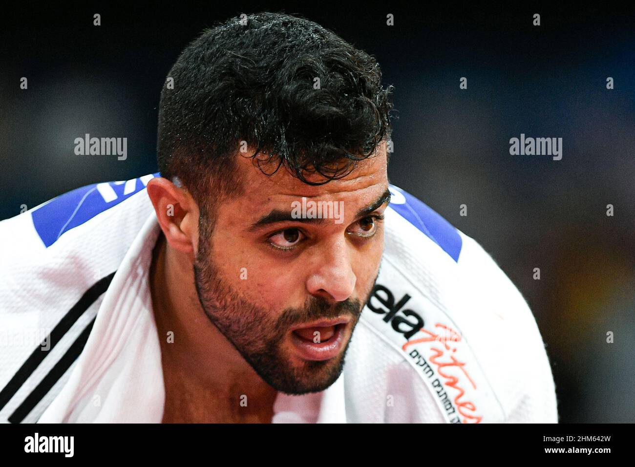 Men's -81 kg, Sagi Muki of Israel competes during the Paris Grand Slam ...