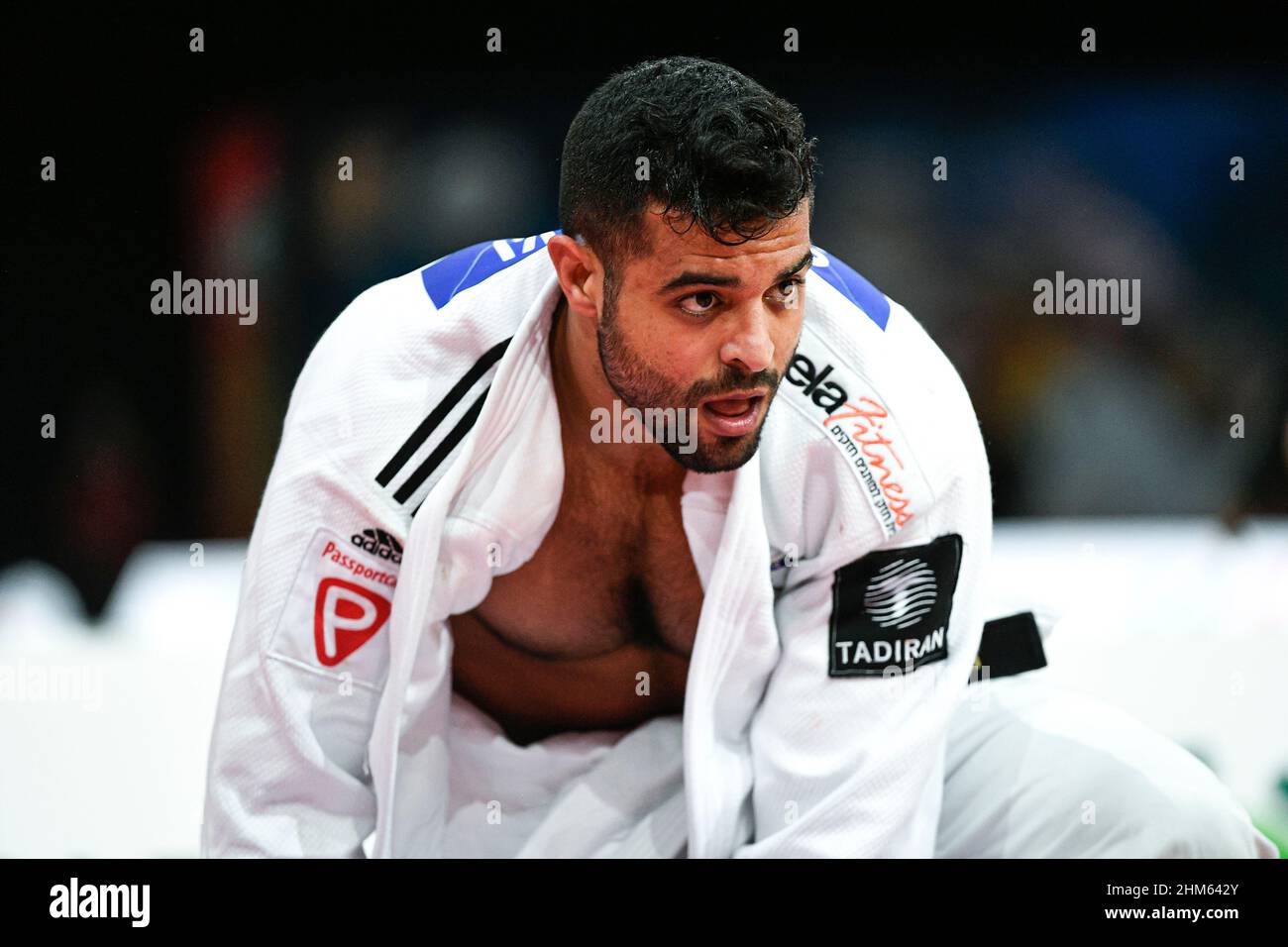 Men's -81 kg, Sagi Muki of Israel competes during the Paris Grand Slam ...