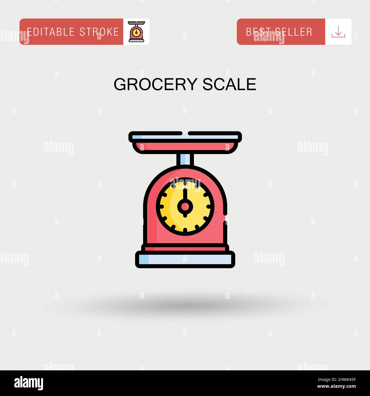 Weighing scales shop Stock Vector Images - Alamy