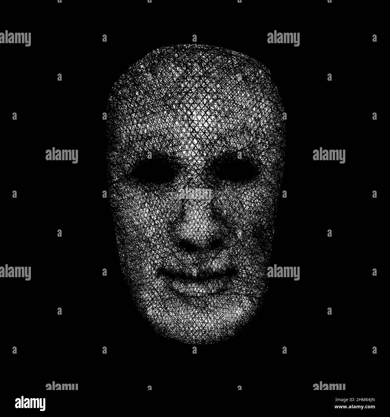 Demon mask Black and White Stock Photos & Images - Alamy