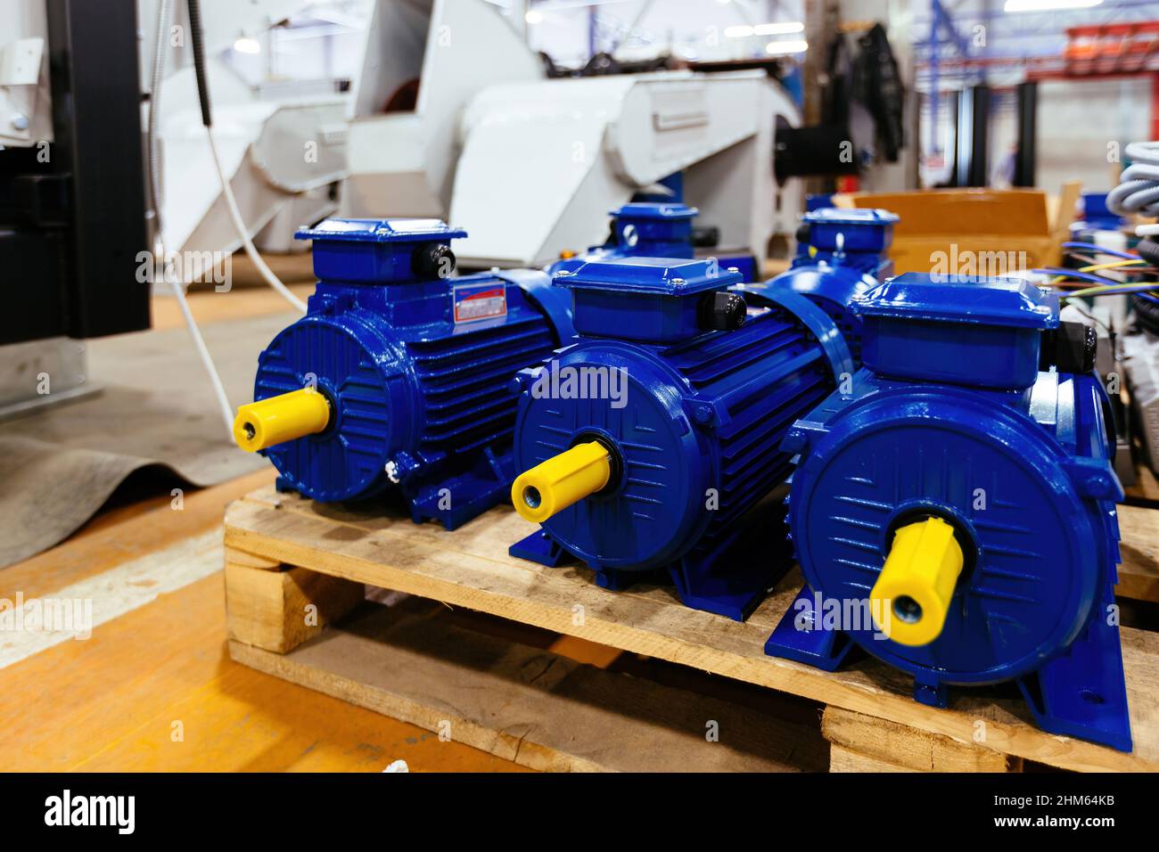 New blue electric motors hi-res stock photography and images - Alamy