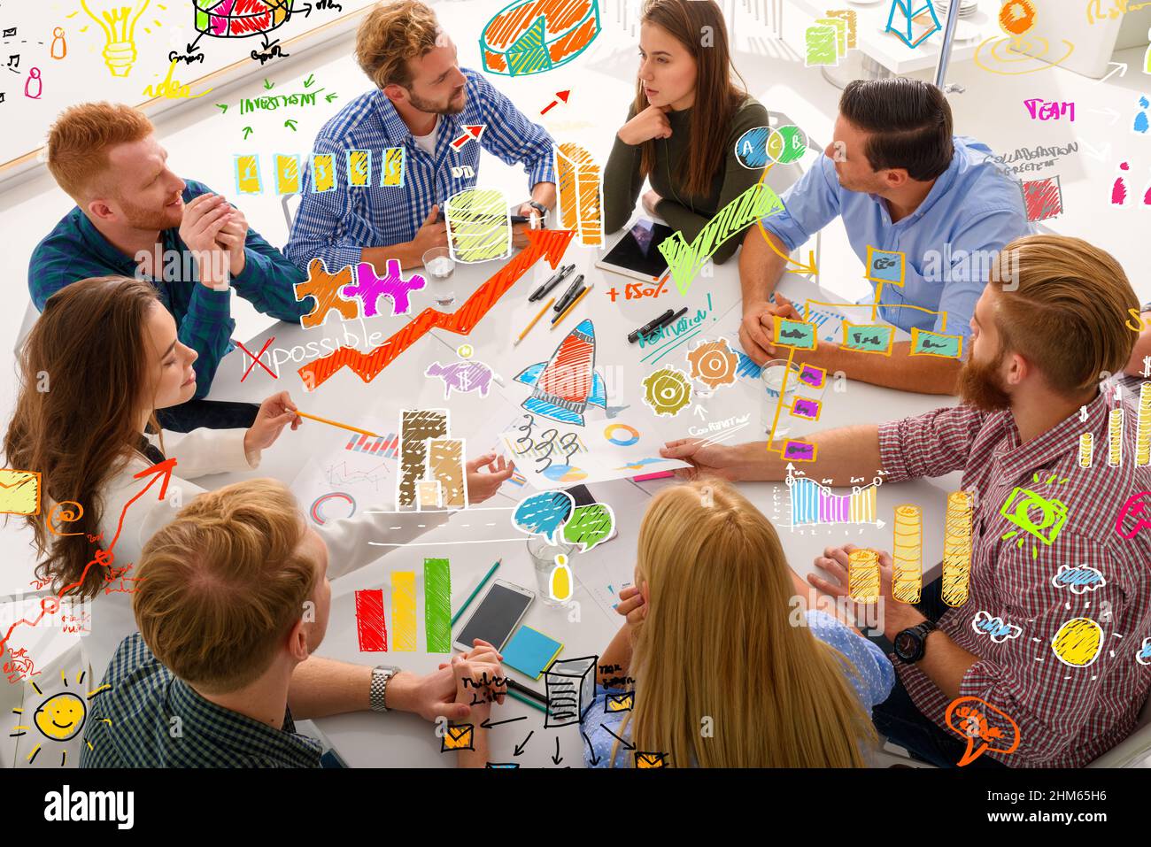 Teamwork projects hi-res stock photography and images - Alamy