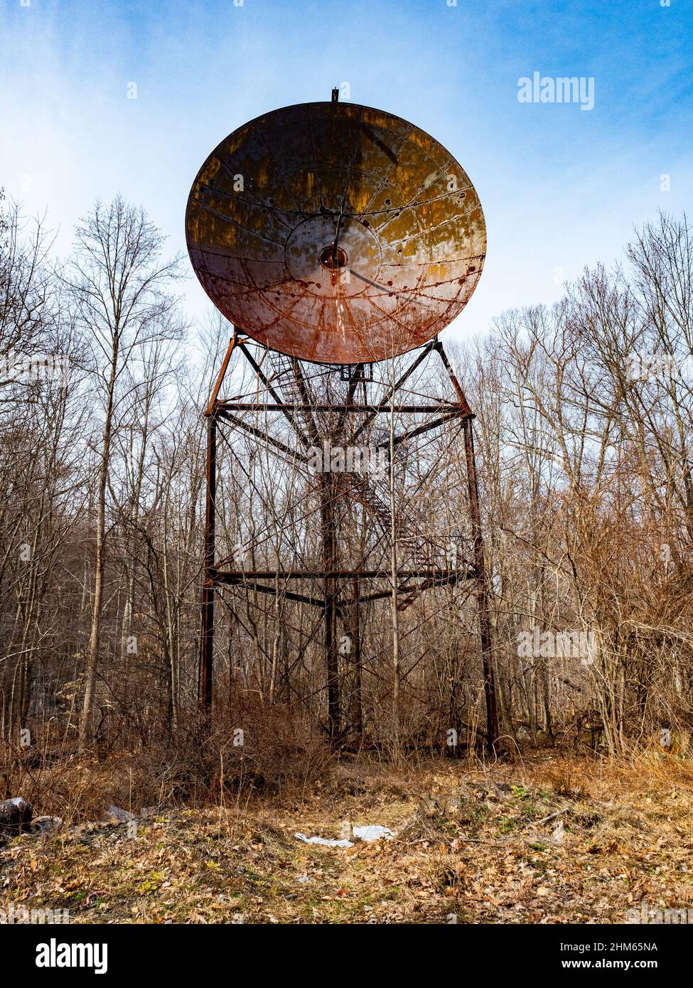 Cold War Radar Dish Stock Photo - Alamy