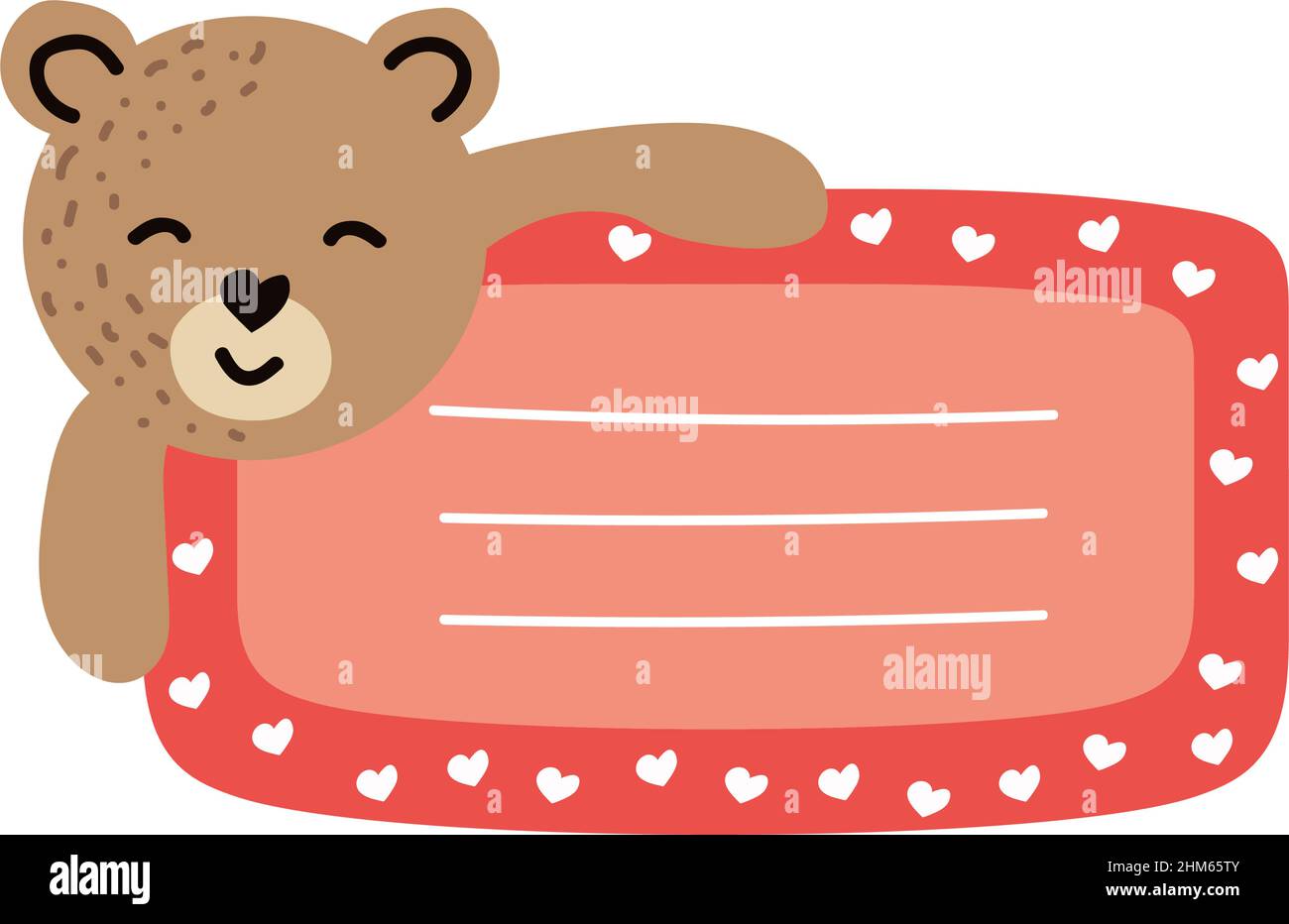 bear note planner character icon Stock Vector Image & Art - Alamy