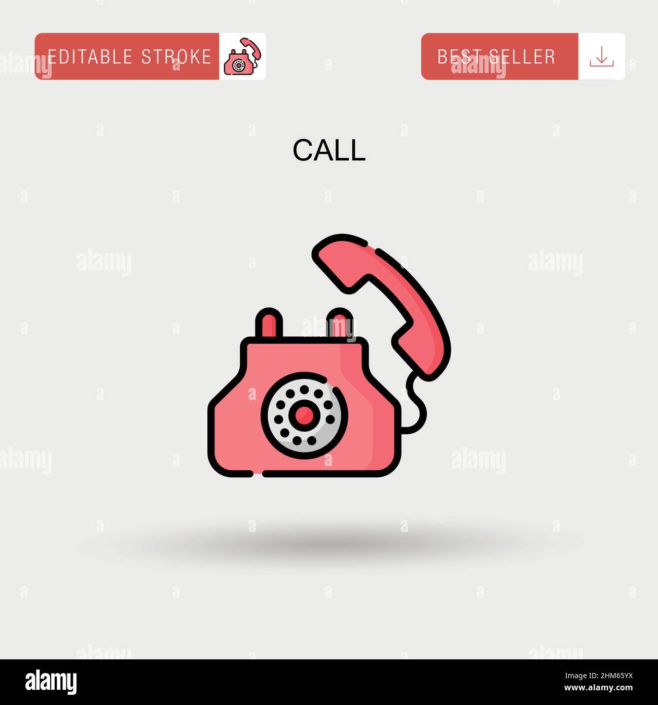 Video telephone call Stock Vector Images - Alamy