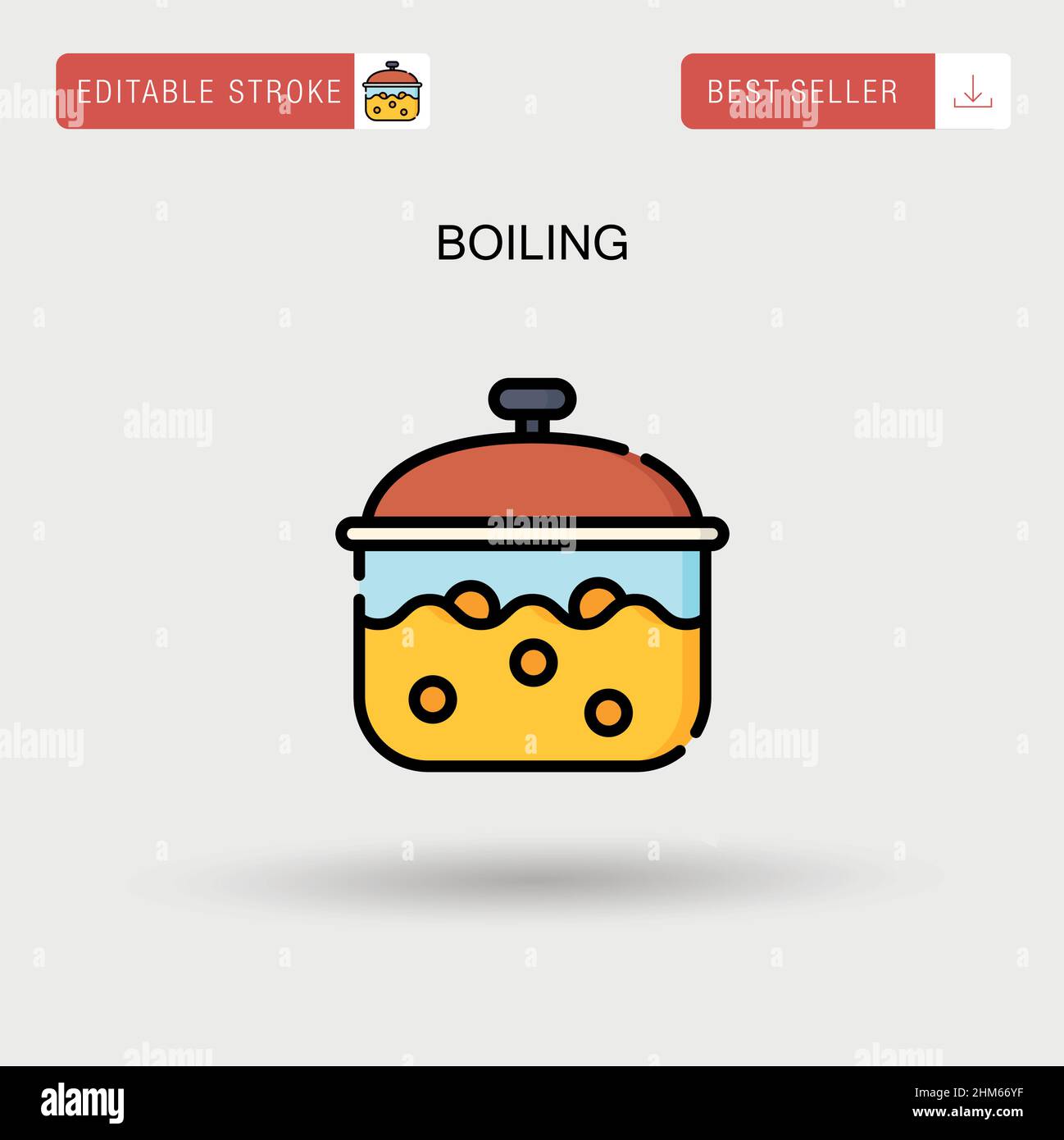Boiling icon hi-res stock photography and images - Alamy