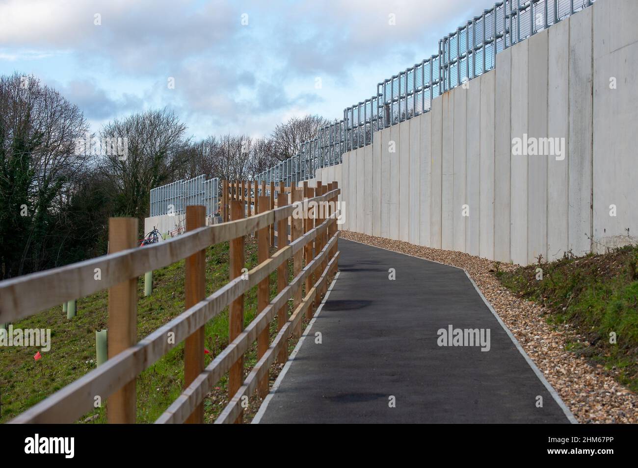 Dorney Reach, Buckinghamshire, UK. 6th February, 2022. A former bridge ...