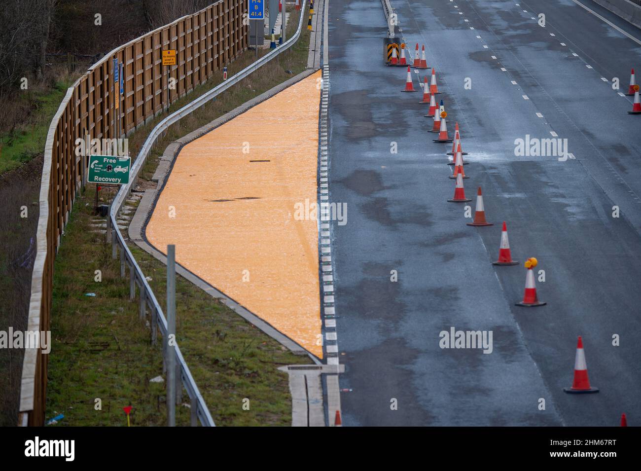 Smart motorway lane closure hi-res stock photography and images - Alamy