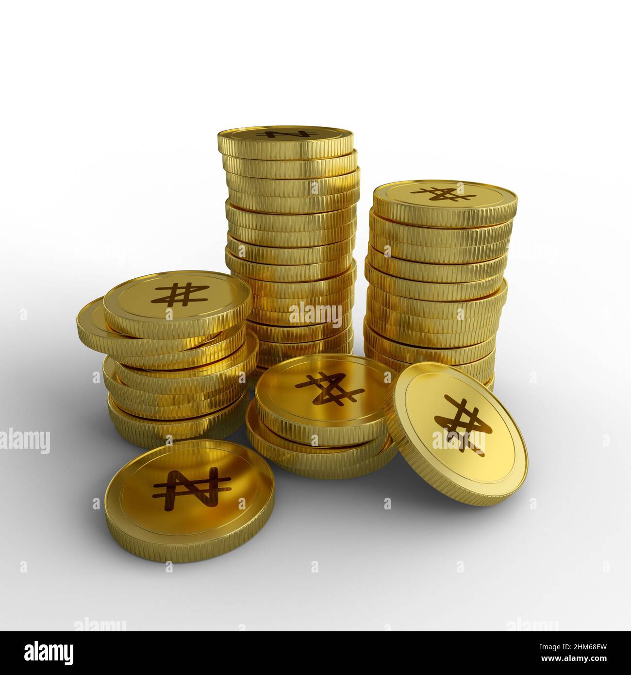 Nigerian coin nigerian currency hi-res stock photography and images - Alamy