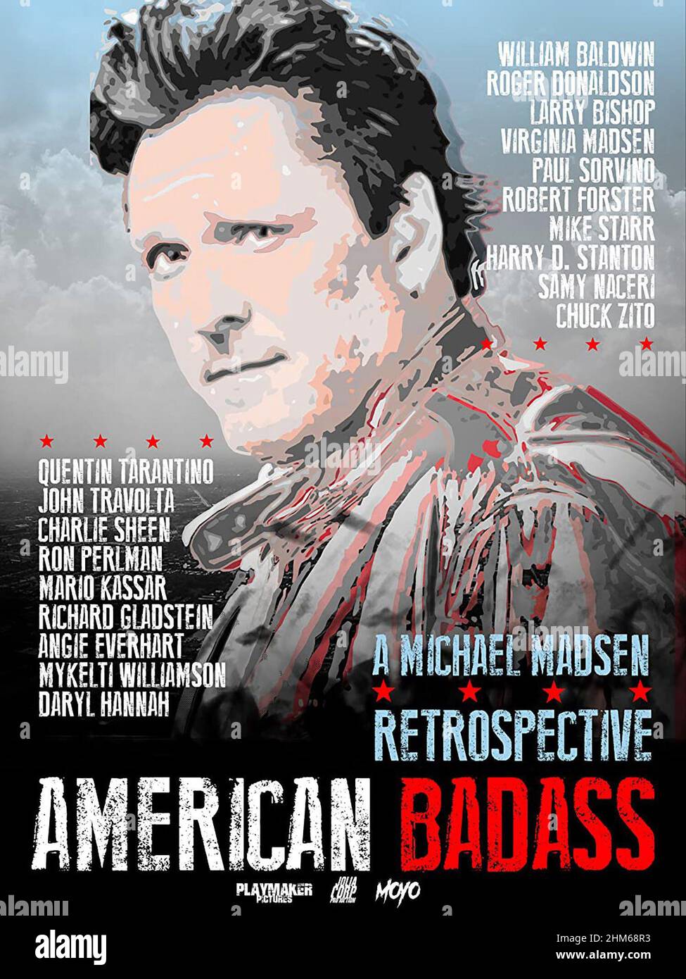 AMERICAN BADASS: A MICHAEL MADSEN RETROSPECTIVE, poster, Michael Madsen ...