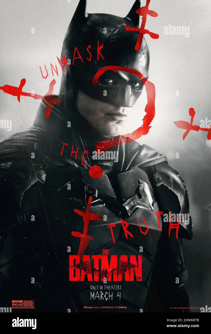 THE BATMAN, US character poster, Robert Pattinson as Batman, 2022 ...