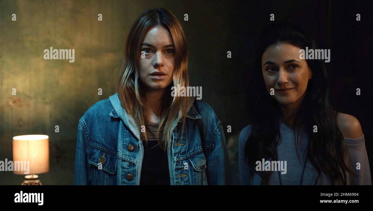 COSMIC DAWN, from left: Camille Rowe, Emmanuelle Chriqui, 2022 ...