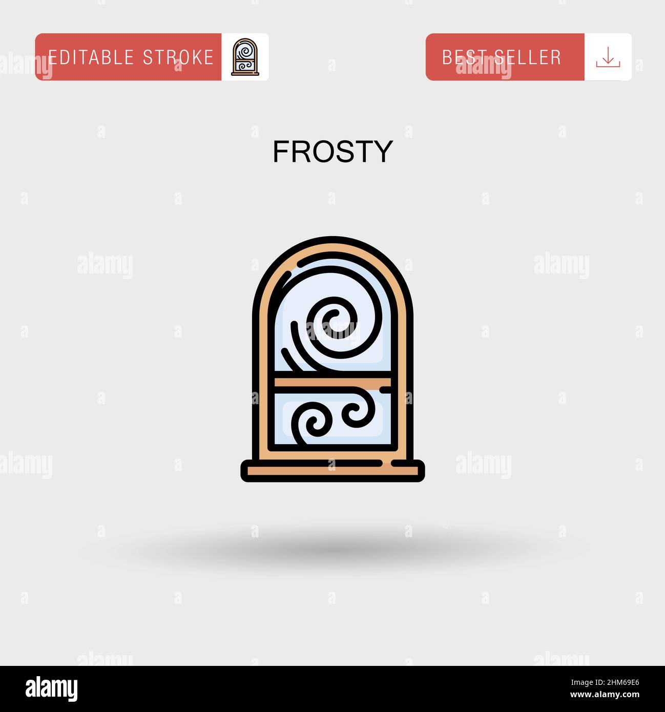Beauty of frozen nature Stock Vector Images - Alamy
