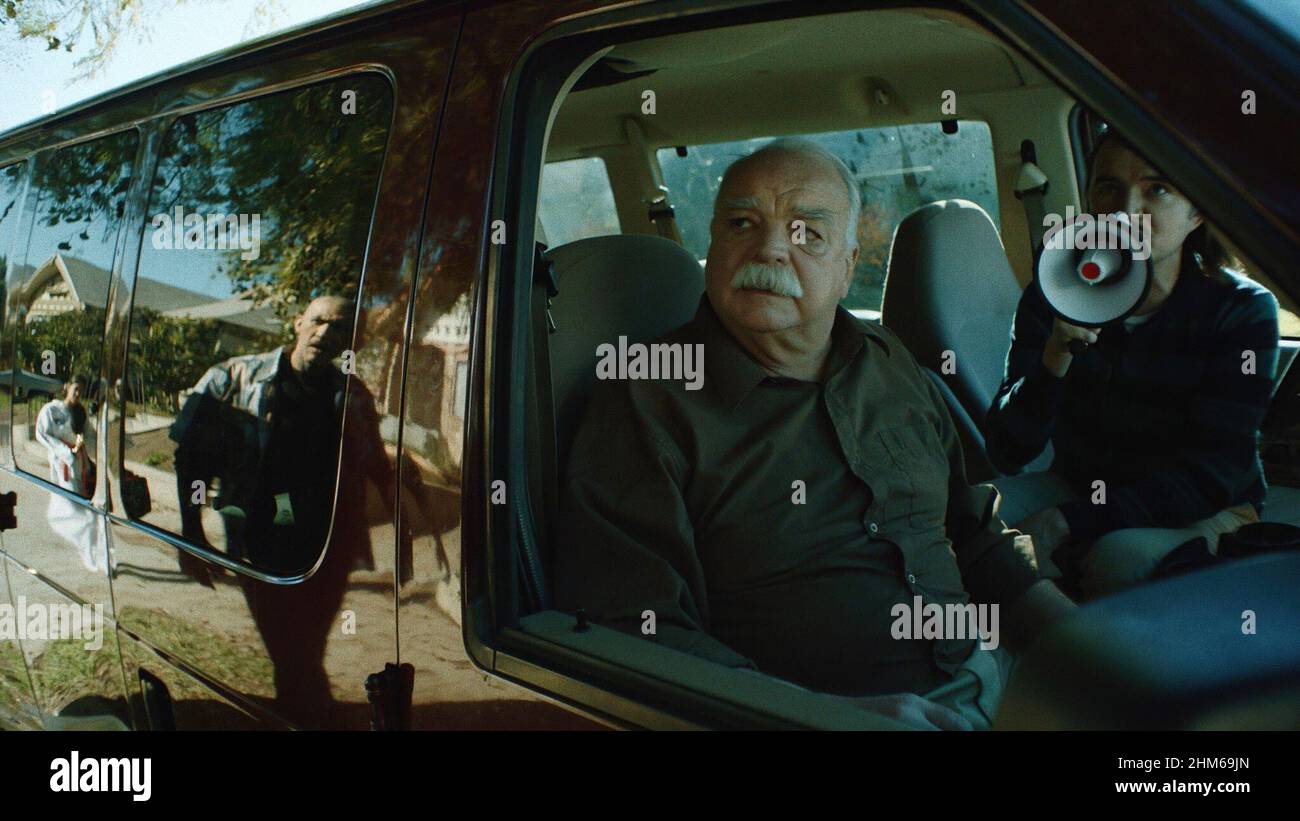 MOON MANOR, Richard Riehle (at window), 2021. © Good Deed Entertainment ...