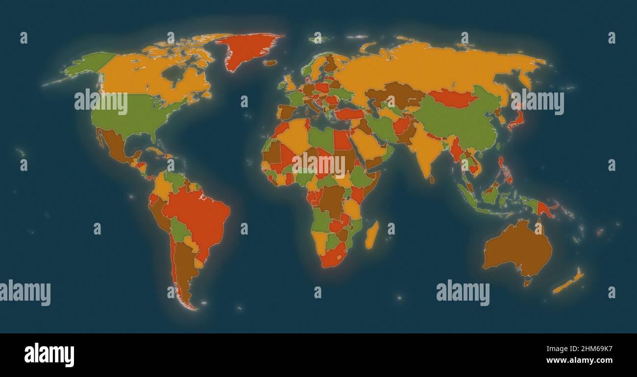 Four color america map hi-res stock photography and images - Alamy