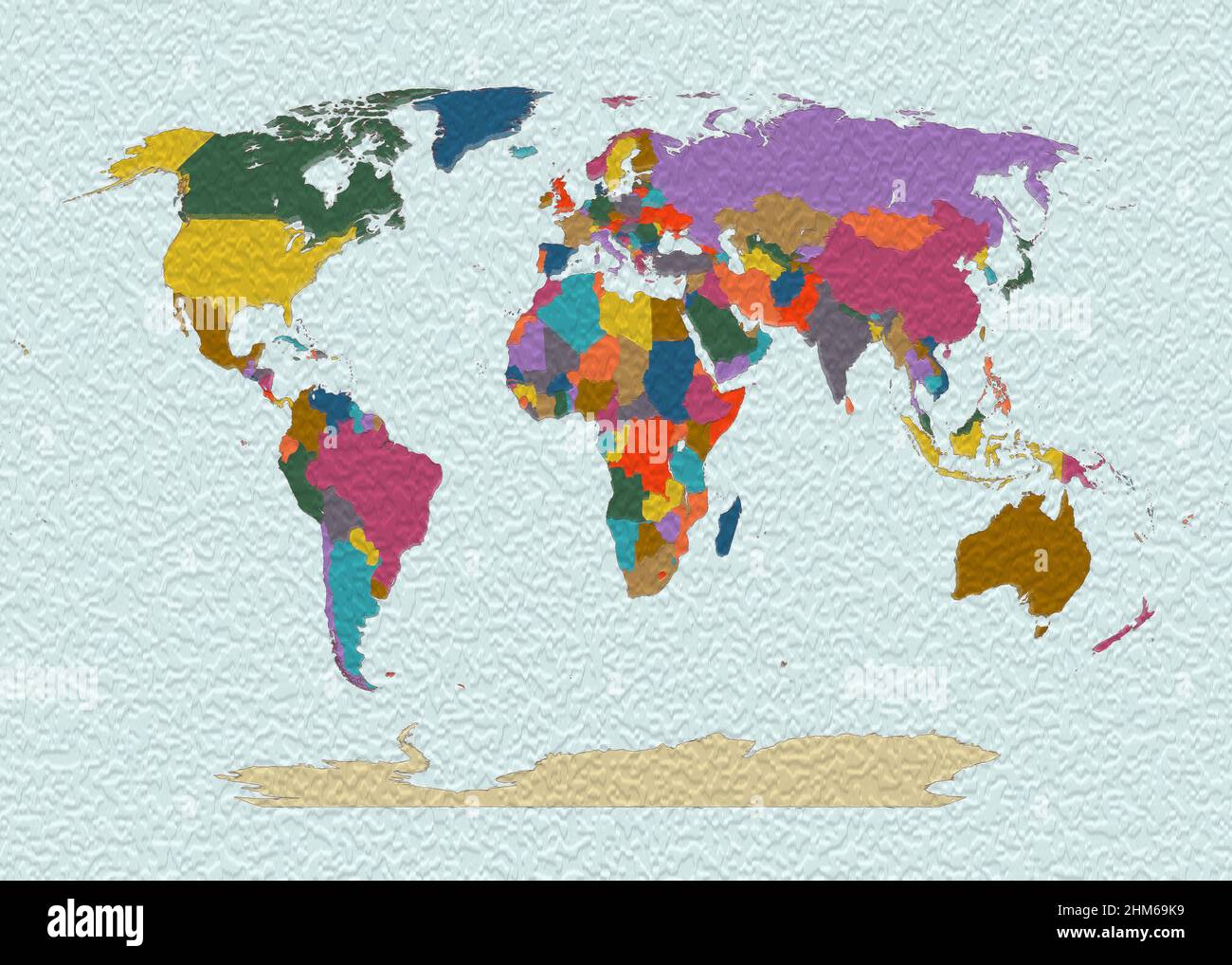 World Map Vintage Style Stock Photo - Alamy