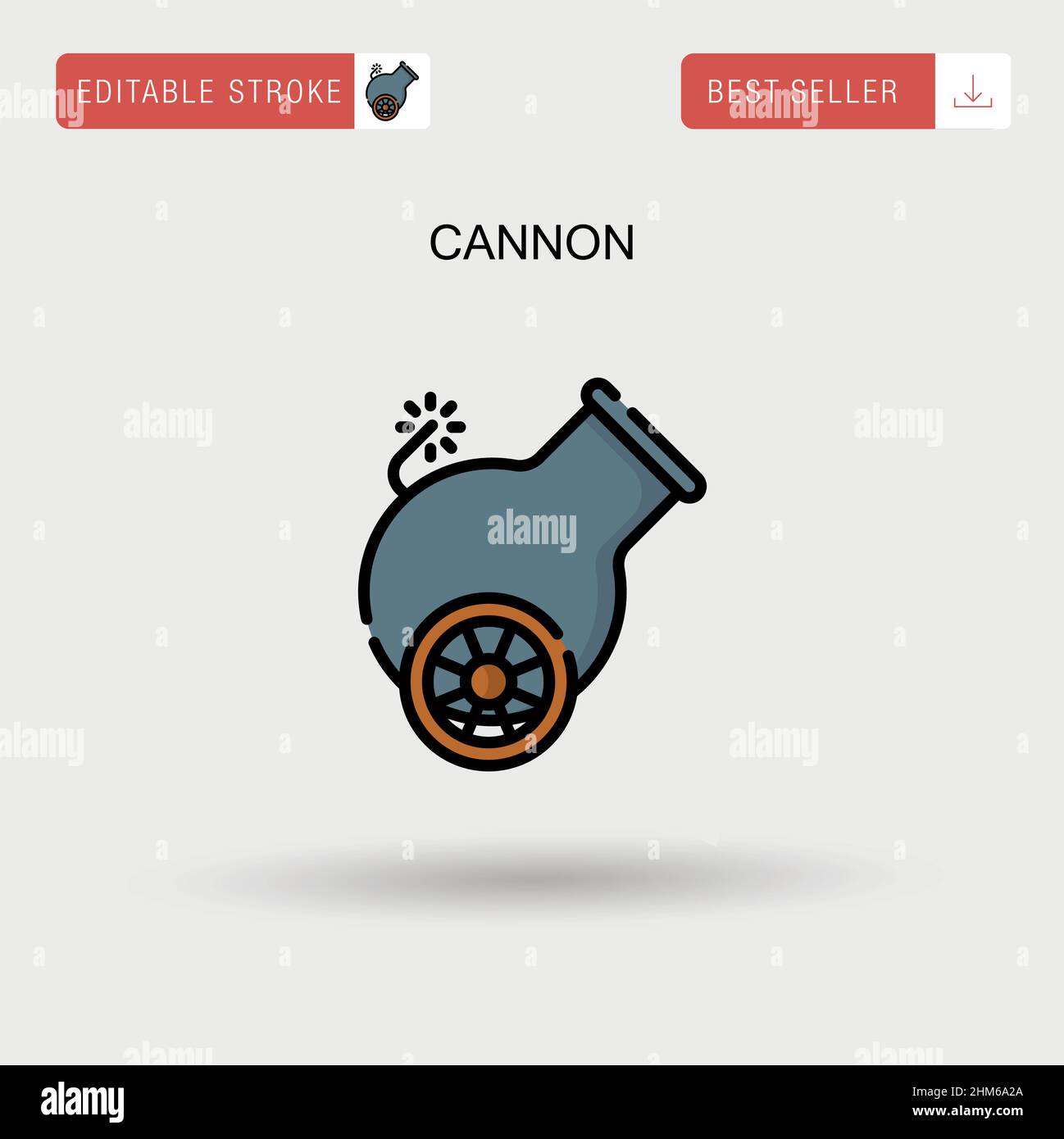Cannonball icon hi-res stock photography and images - Alamy