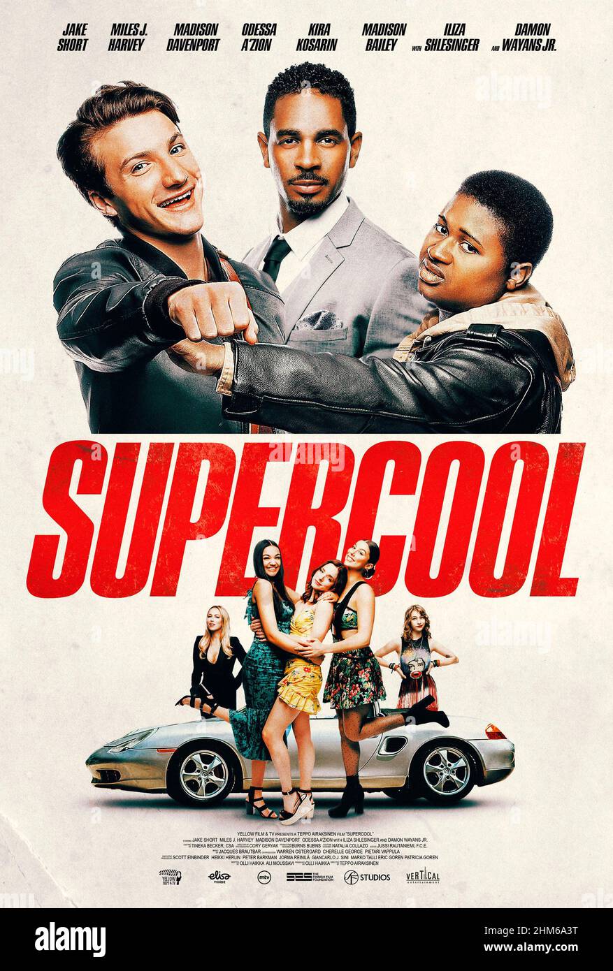 SUPERCOOL, poster, top, from left: Jake Short, Miles J. Harvey, Damon ...