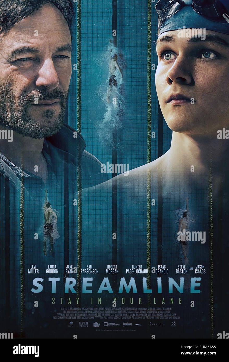 STREAMLINE, poster, Jason Isaacs, Levi Miller, 2021. © Blue Fox ...