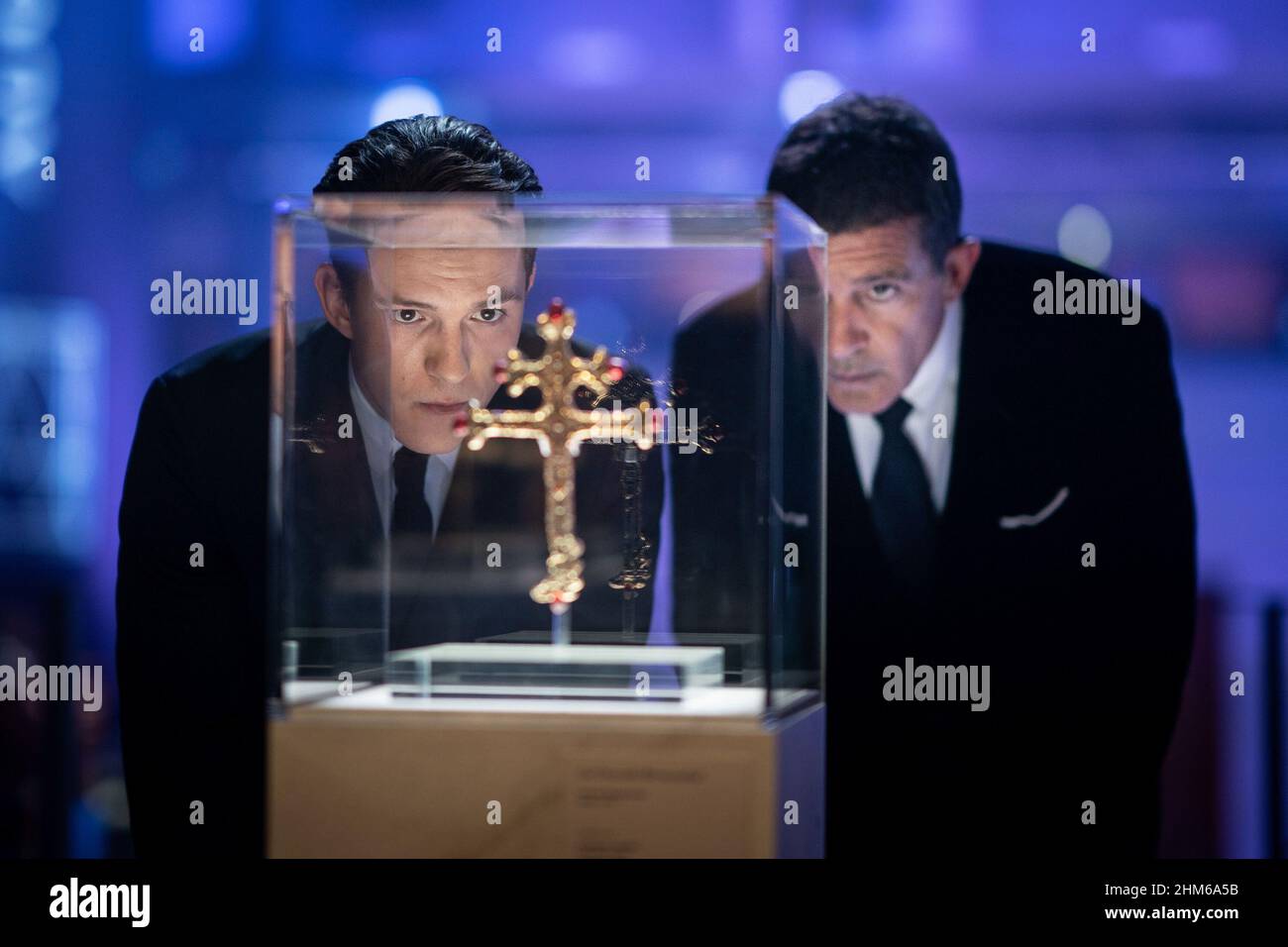 UNCHARTED, from left: Tom Holland, Antonio Banderas, 2022. ph: Clay ...