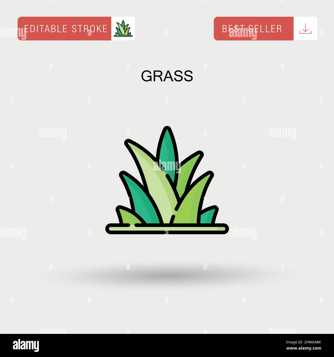 Beautiful tree grass Stock Vector Images - Alamy