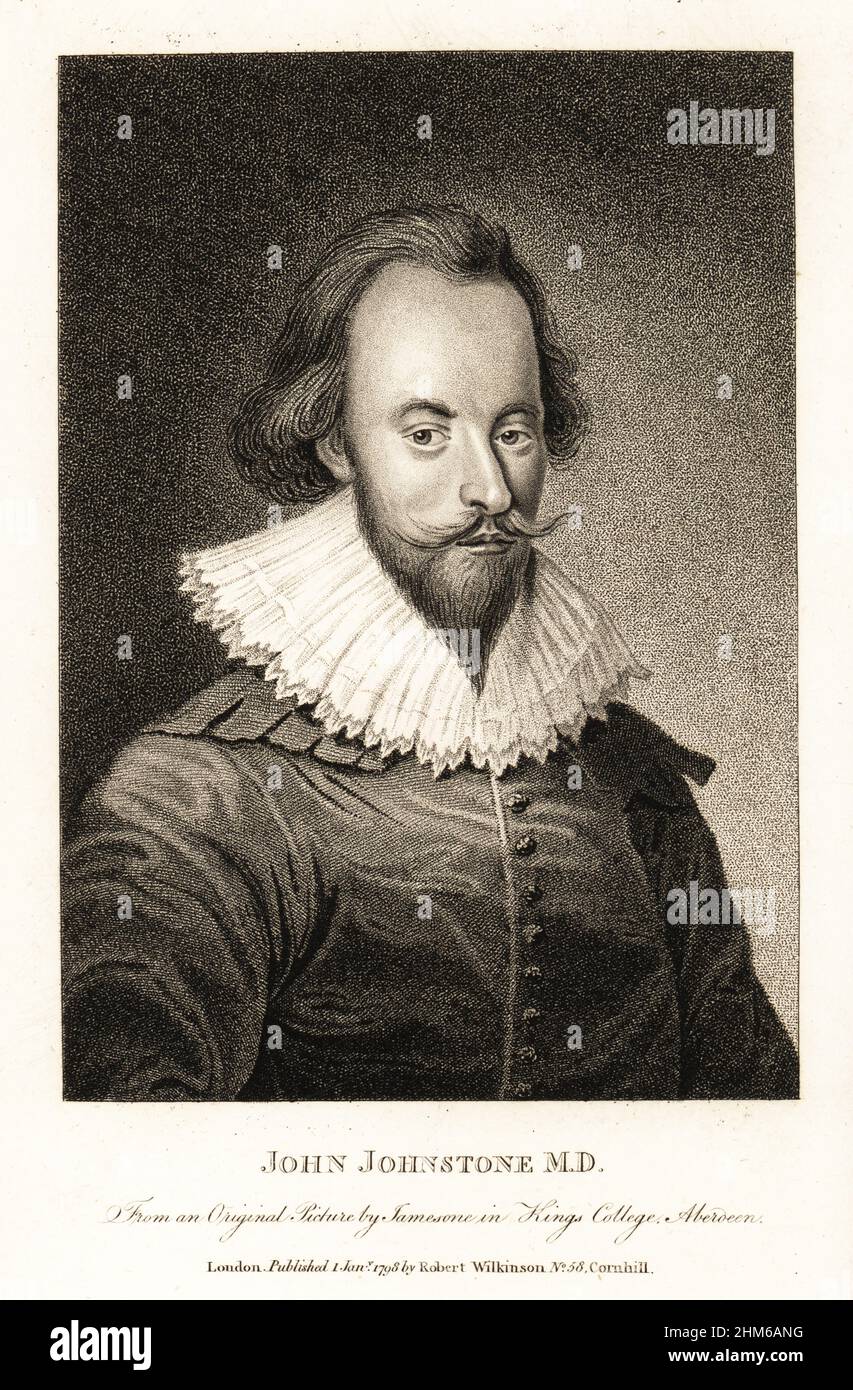 Arthur Johnston, Scottish physician and poet, 1587-1641. Physician to ...
