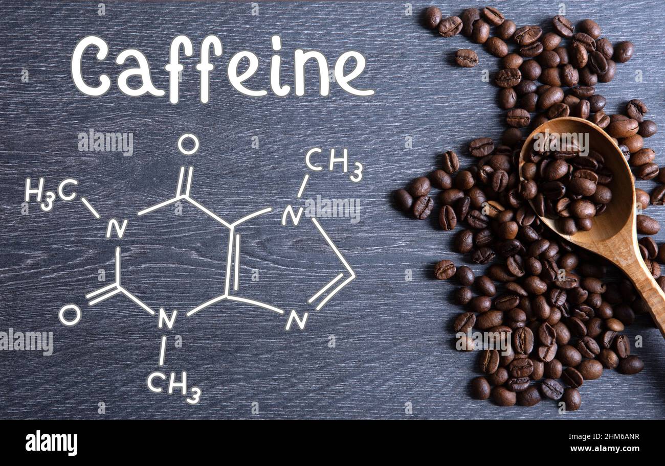 Chemical structure of caffeine hi-res stock photography and images - Alamy