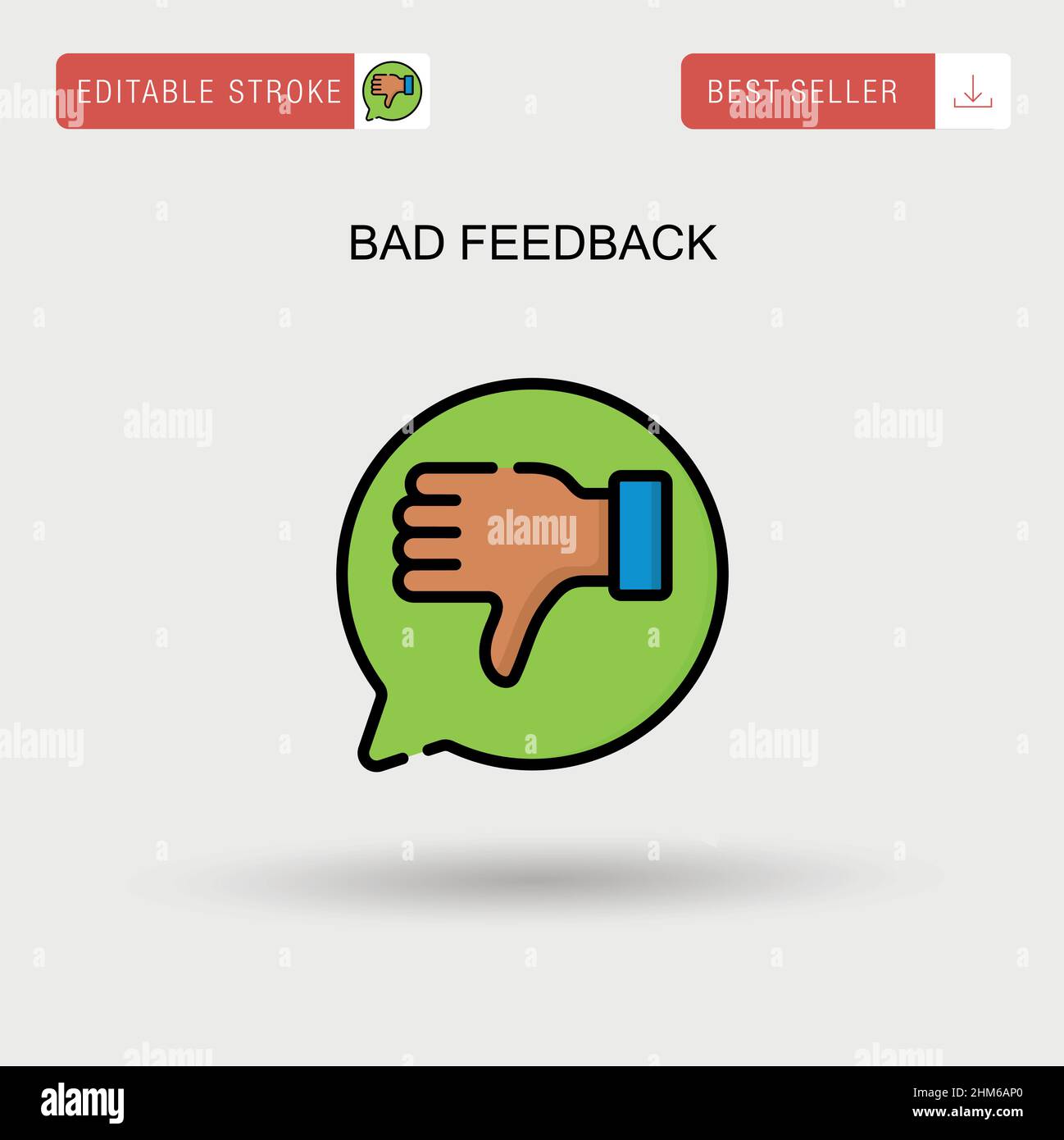 Negative feedback Stock Vector Images - Alamy